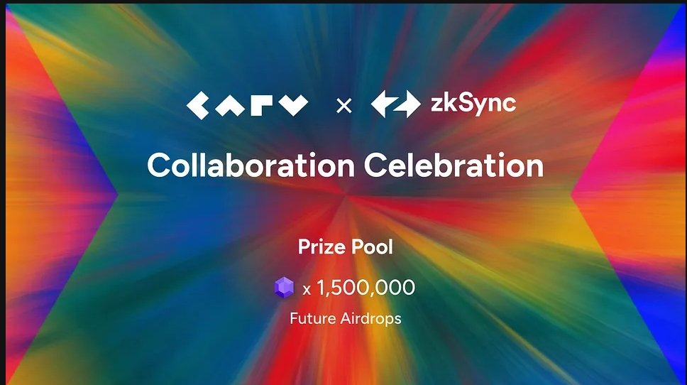 Airdrop Heroes on Twitter: "📢 @carv_official x @zksync Collaboration Celebration. CARV launched ...