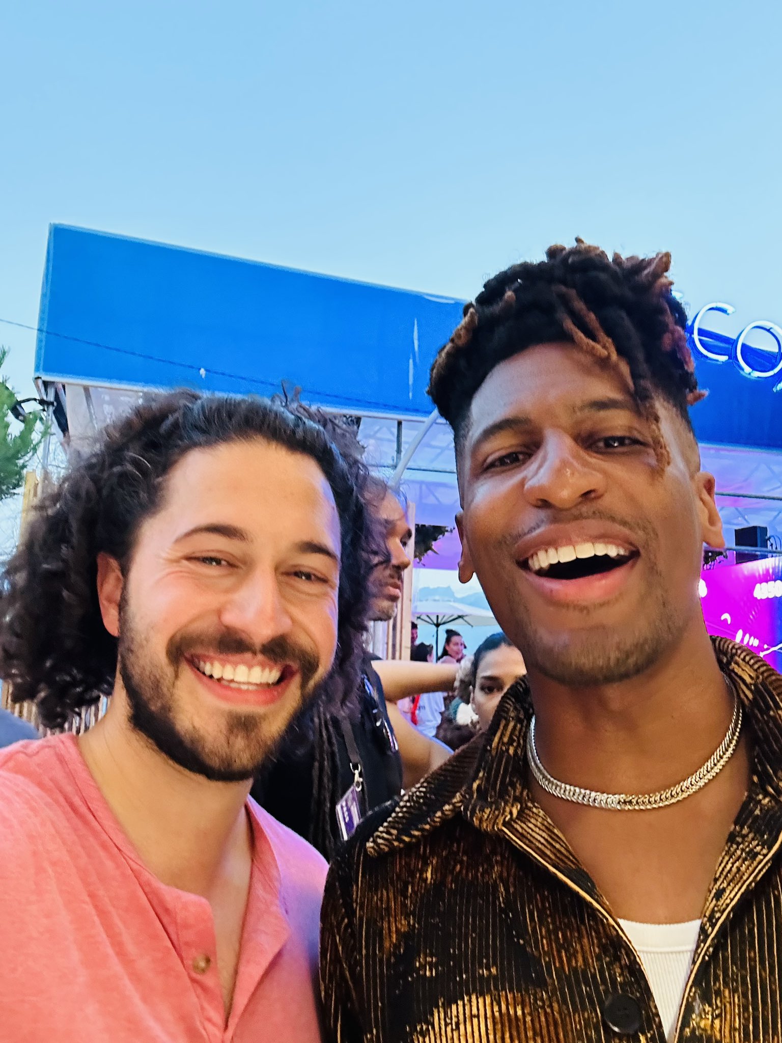 EmmetCohen.eth on Twitter: "Getting to hang with my old friend Jon Batiste at the Montreux Jazz ...