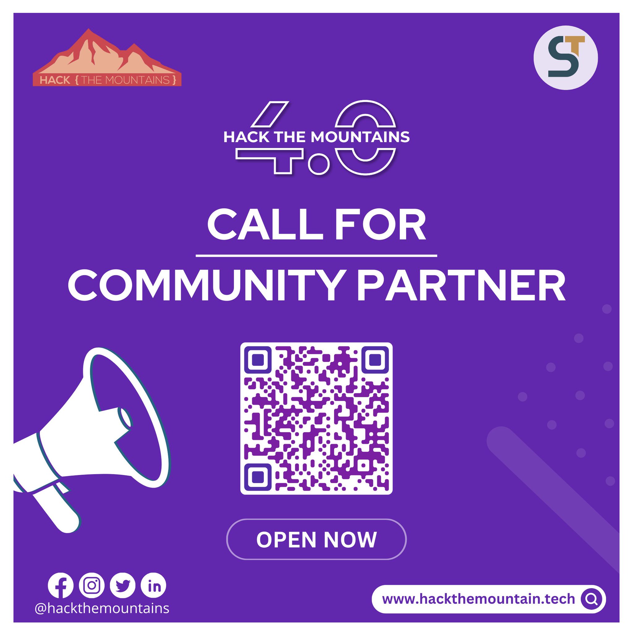 Hack The Mountains on Twitter: "🌟 Join forces with us and become a Community Partner! 🤝🌍 ...