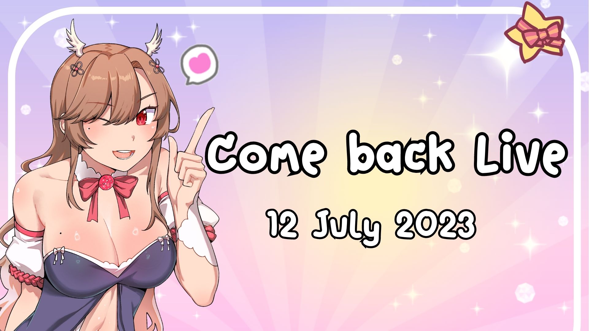 Alizabyleth 🩷⌛ VtuberTH on Twitter: "พรุ่งนี้เราจะกลับมาไลฟ์อย่างเป็นทางการแล้วรู้ยัง ทุกครั้ง ...