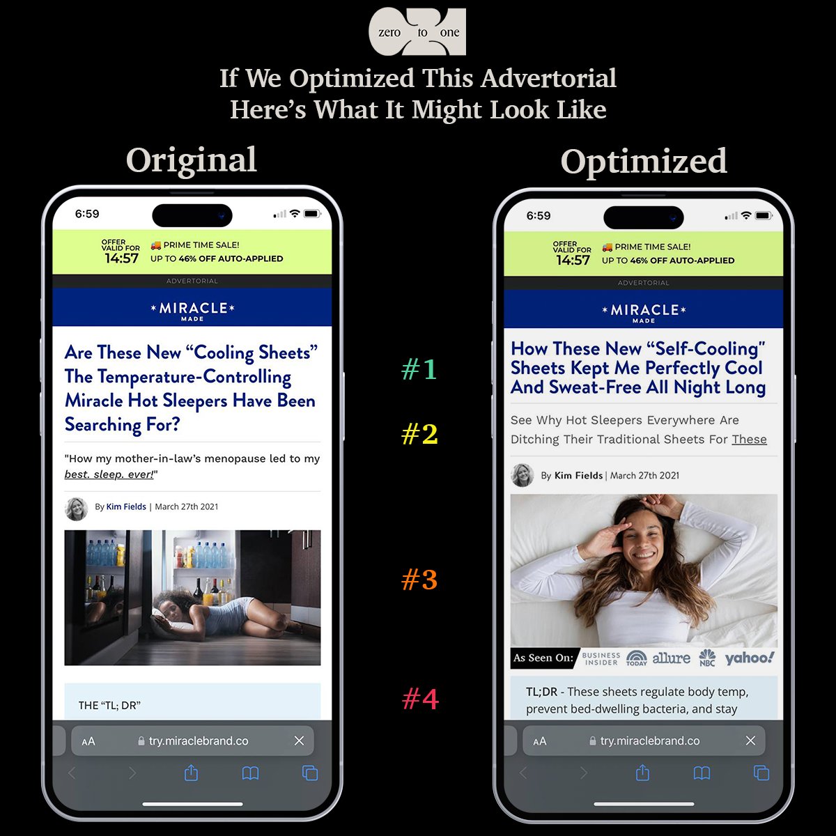 Brandon Ham | Ecom Advertorials on Twitter: "Let’s improve an advertorial together Niche: home ...