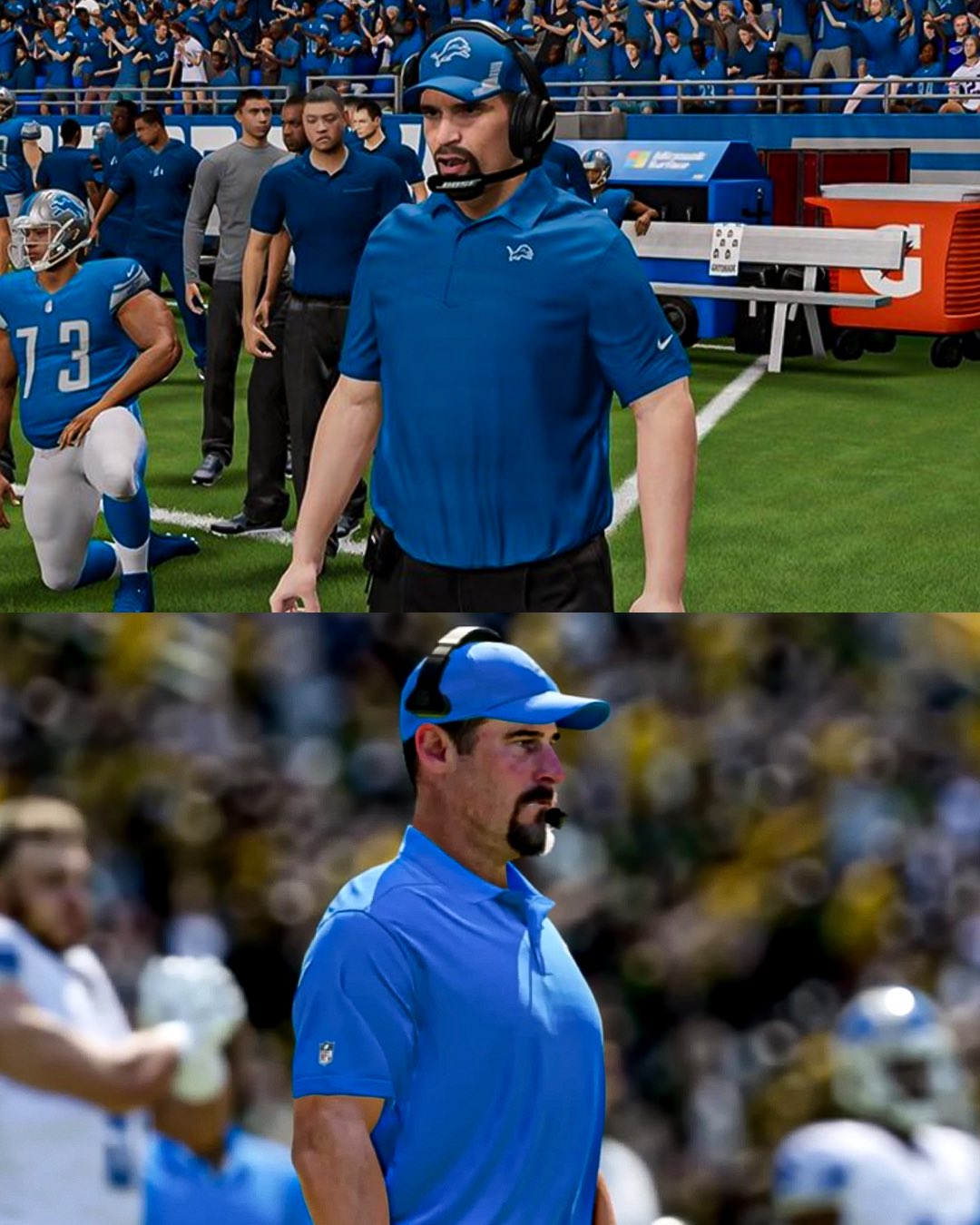 Barstool Detroit on Twitter: "Dan Campbell will make his Madden debut this year after Don ...