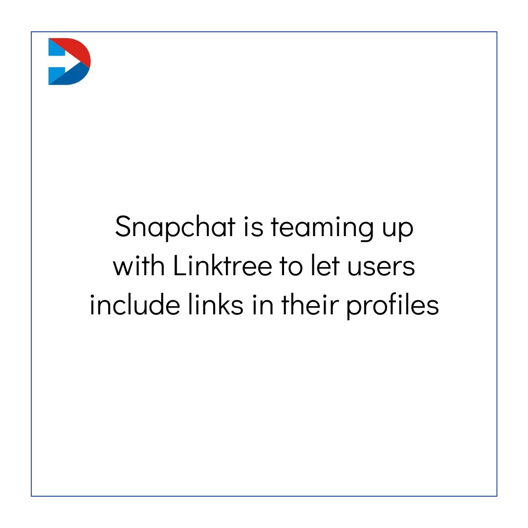 DotnDot on Twitter: "#Snapchat is teaming up with Linktree to let users include links in their ...