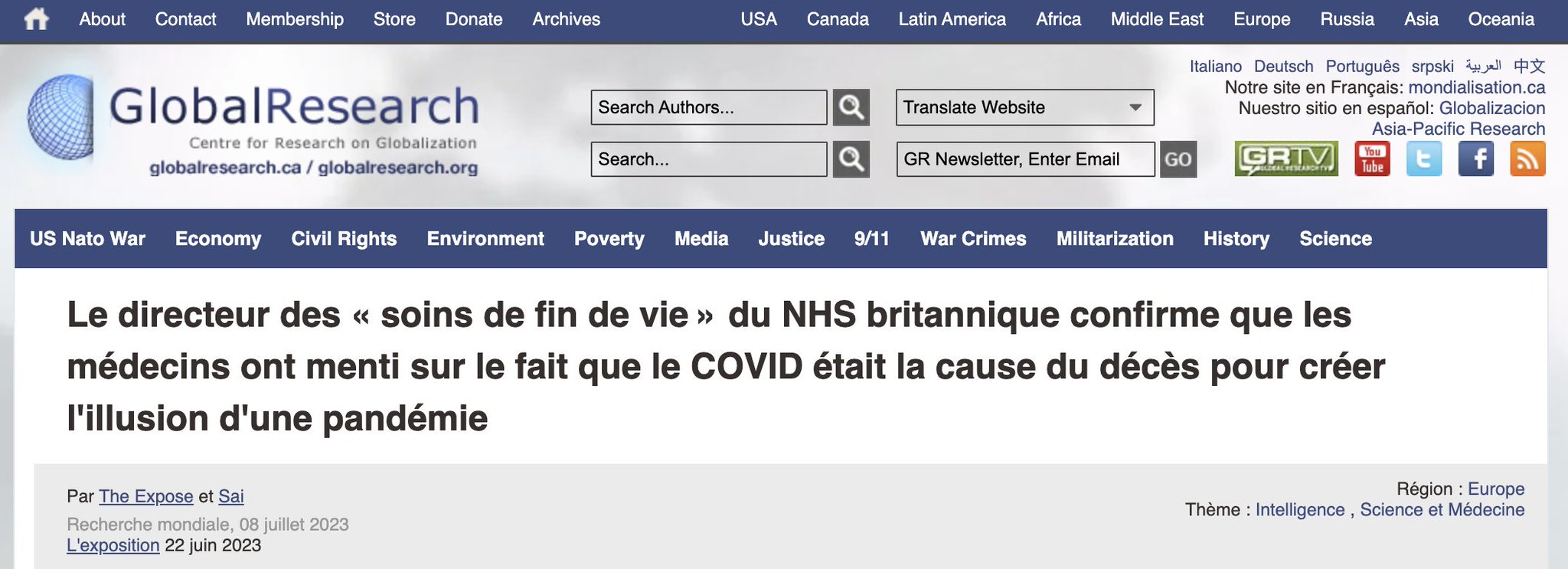 SILVANO TROTTA OFFICIEL on Twitter: "Pour vous prouvez leurs mensonges et manipulations, ce que ...