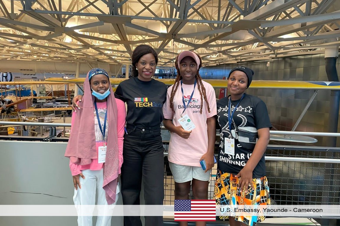 U.S. Embassy Yaounde on Twitter: "Enfin les trois #TechGirls 2023 du Cameroun sont aux États ...