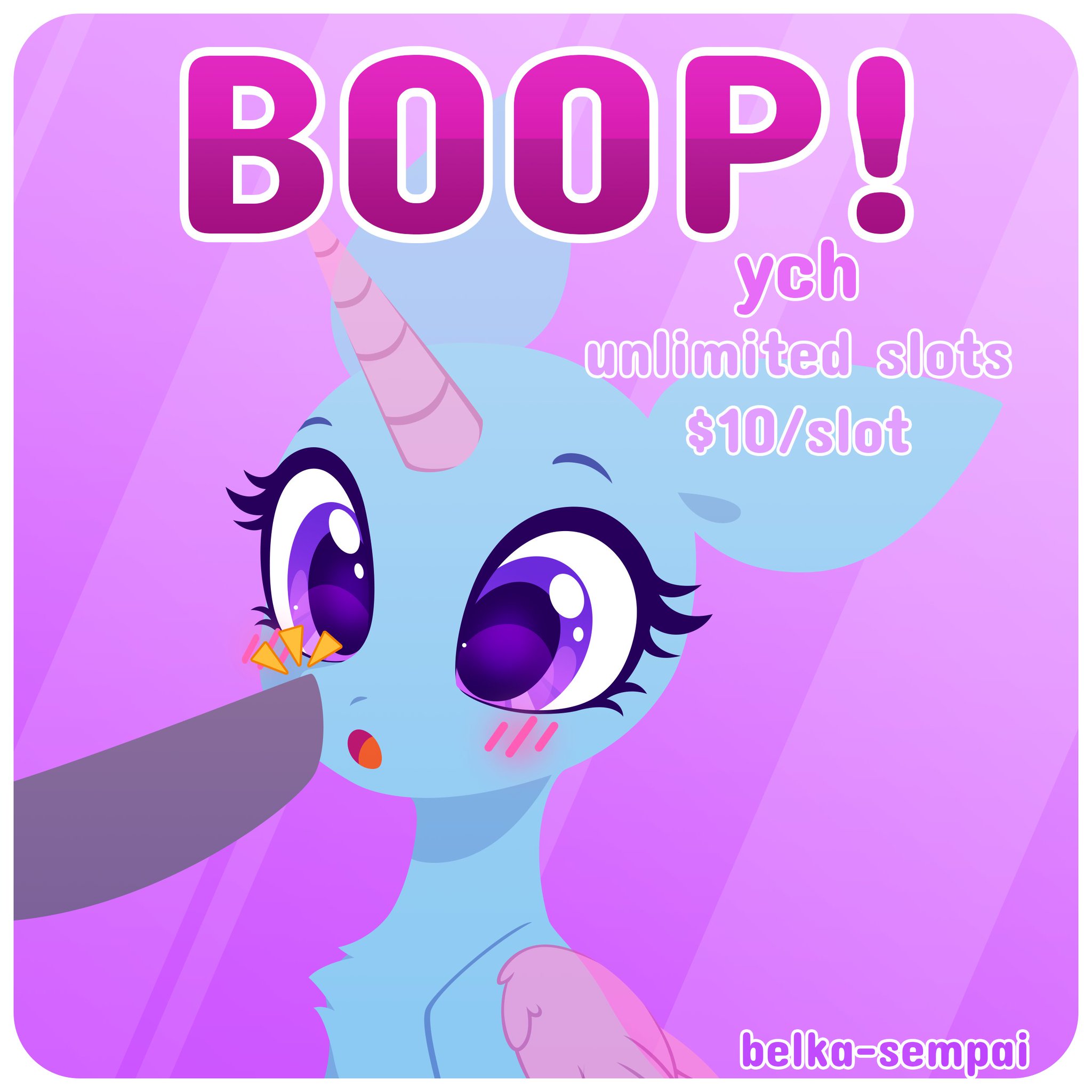 belka-sempai 🌺 vtuber comms open! on Twitter: "get your pony booped X3 any gender, any pony ...