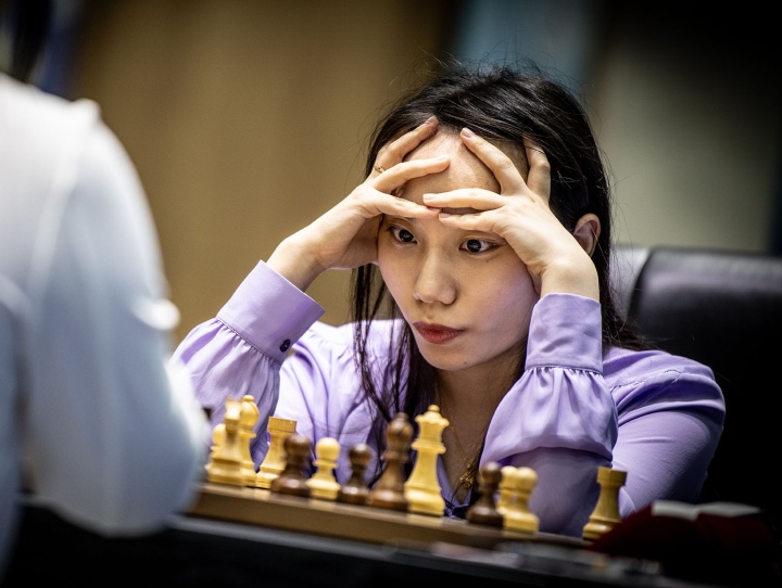 2700chess on Twitter: "🇨🇳Lei Tingjie takes the lead 3:2 in Women's World Championship match # ...