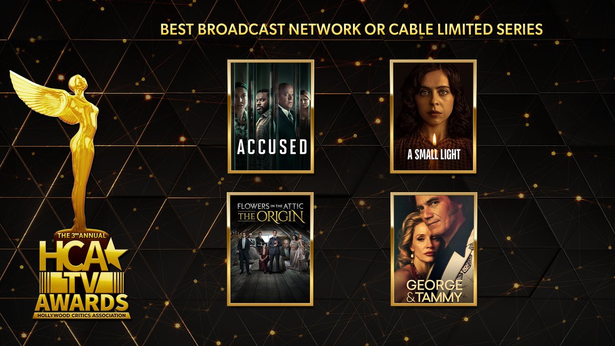 Hollywood Critics Awards on Twitter: "The 2023 HCA TV Awards nominees for Best Broadcast Network ...