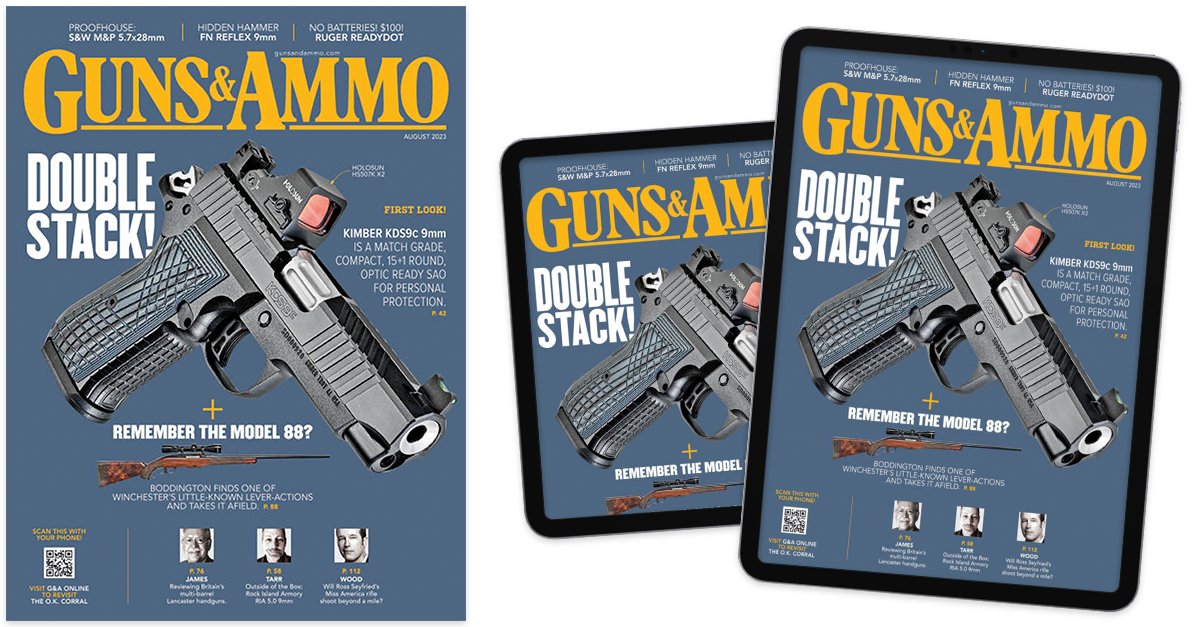 Guns & Ammo Magazine on Twitter: "In August's issue of Guns & Ammo's check out the Kimber KDS9c ...