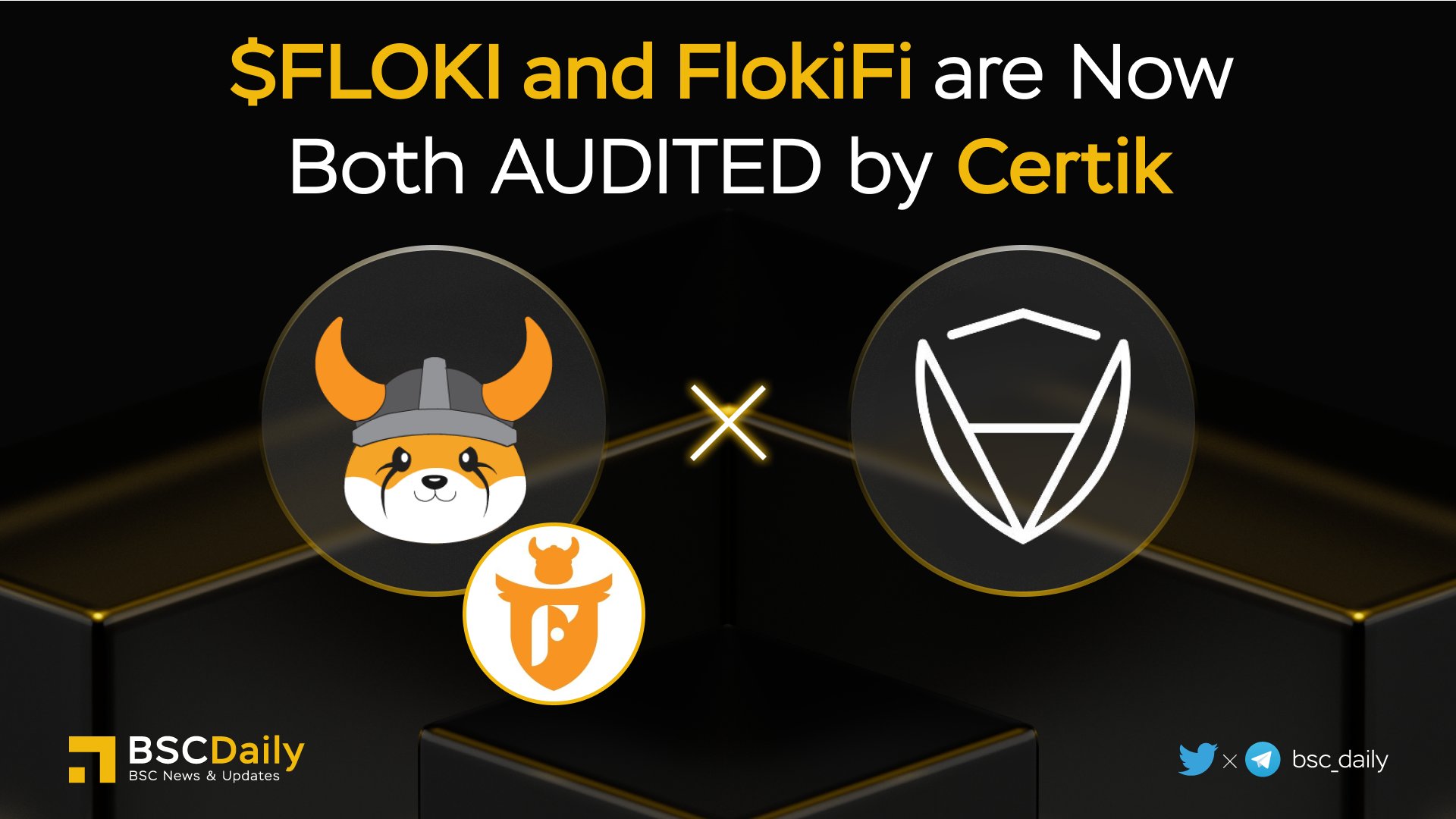 BSCDaily on Twitter: "🎉 @RealFlokiInu @FlokiFi are Now Both Audited by @CertiK 🔐 This ongoing ...