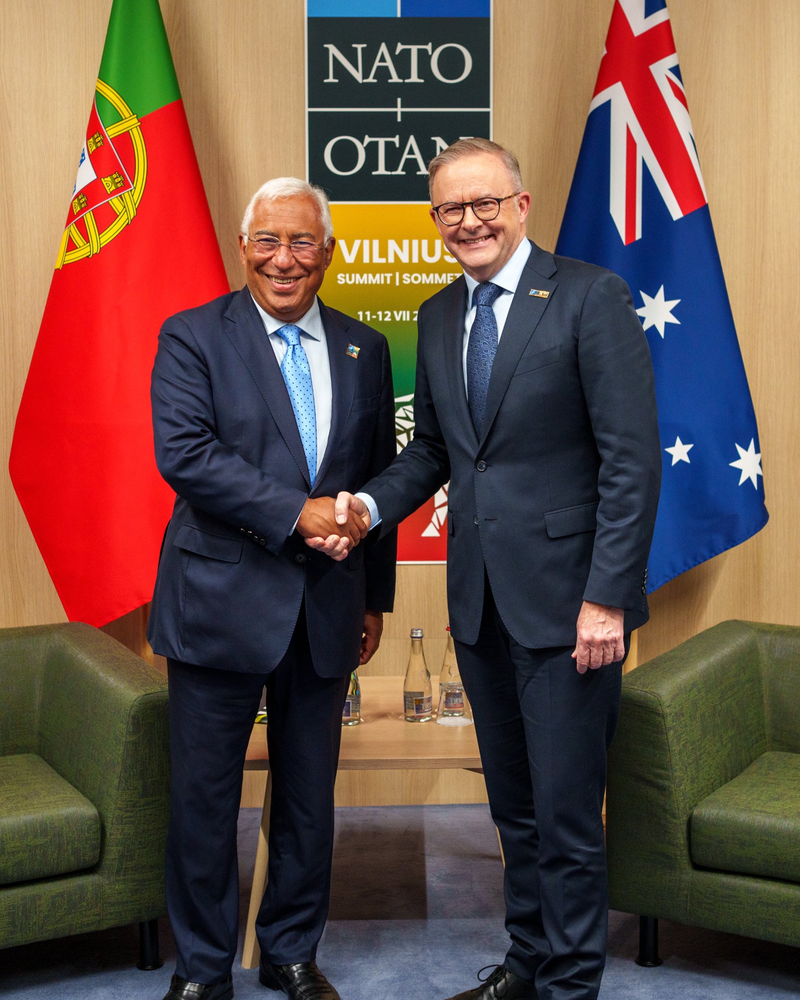 Anthony Albanese on Twitter: "Wonderful to meet with António Costa, Prime Minister of Portugal ...