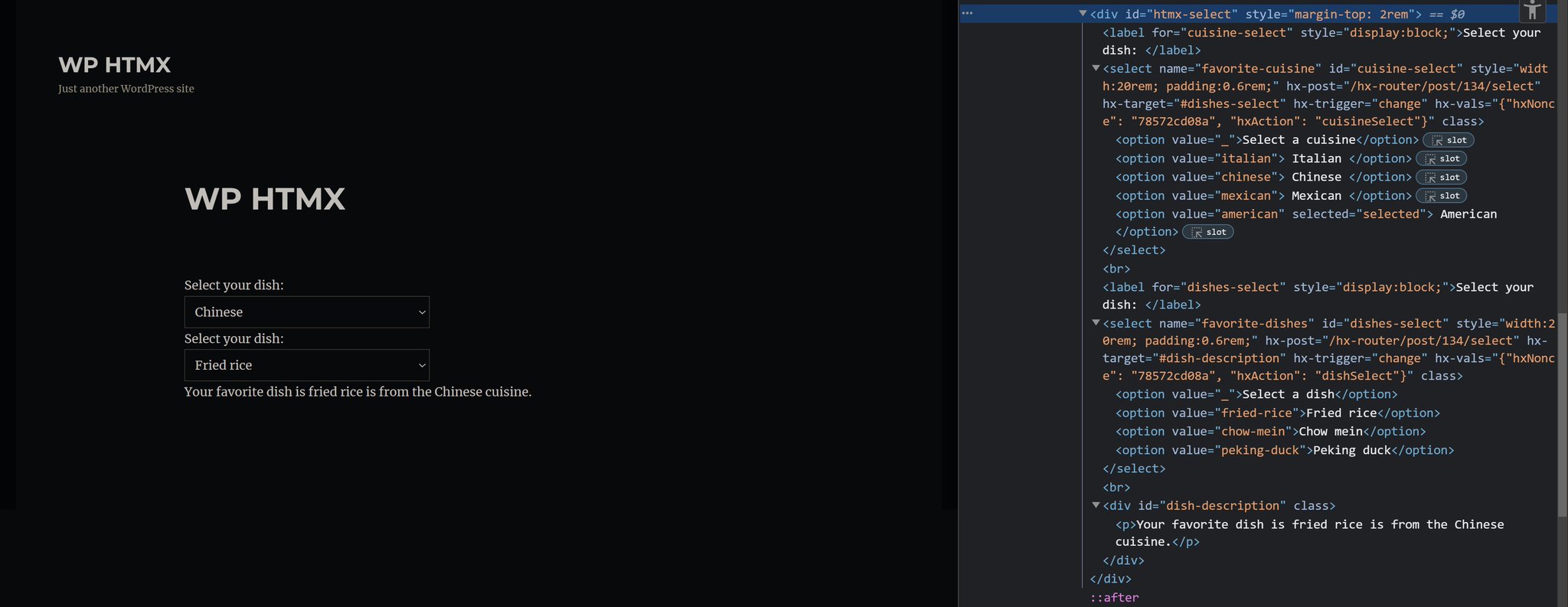 Learn, Earn or Quit on Twitter: "Let me just push @wordpress on the @htmx_org wagon along with ...