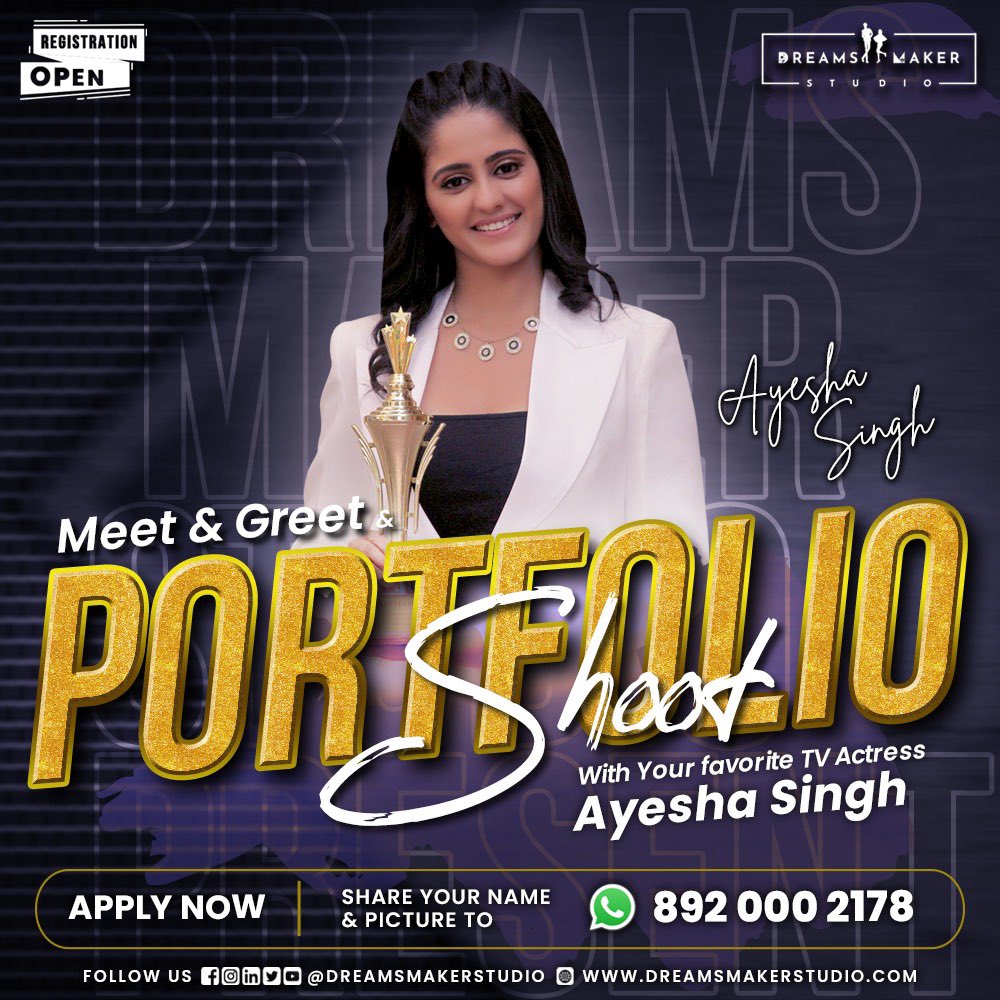 Dreams Maker Studio on Twitter: "Apply for Modelling Portfolio & Free Dance Acting Tips with ...