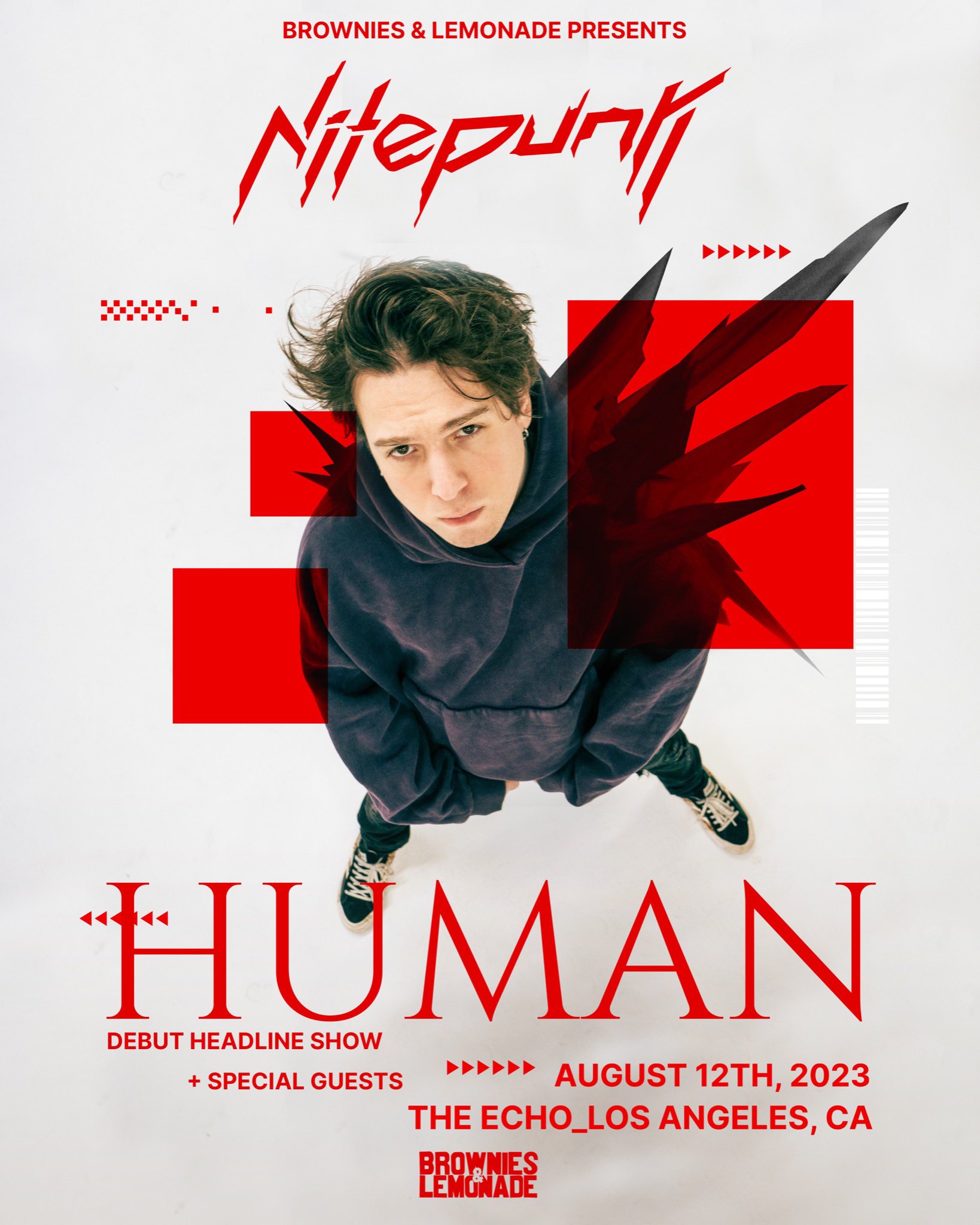 Brownies & Lemonade🍫🍋 on Twitter: "ANNOUNCING 🎊 NITEPUNK HUMAN DEBUT HEADLINE SHOW WITH SPECIAL ...