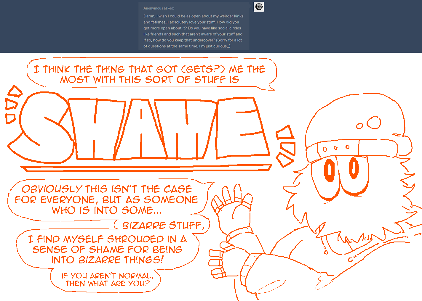 YUCKY 07 @ PΛTREON on Twitter: "Y07QQ #83 ... a shorter Q&A session but something I think about ...