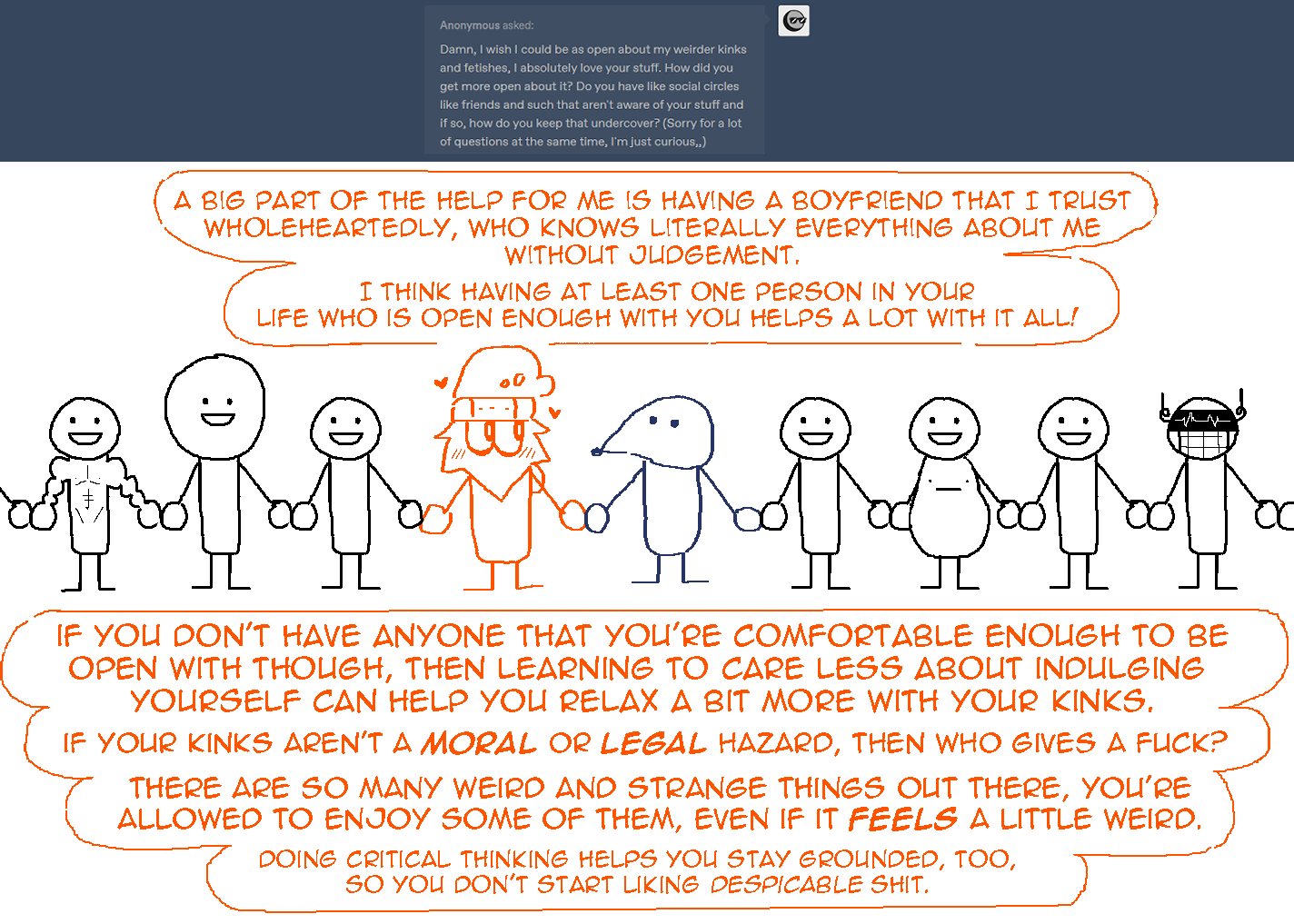 YUCKY 07 @ PΛTREON on Twitter: "Y07QQ #83 ... a shorter Q&A session but something I think about ...