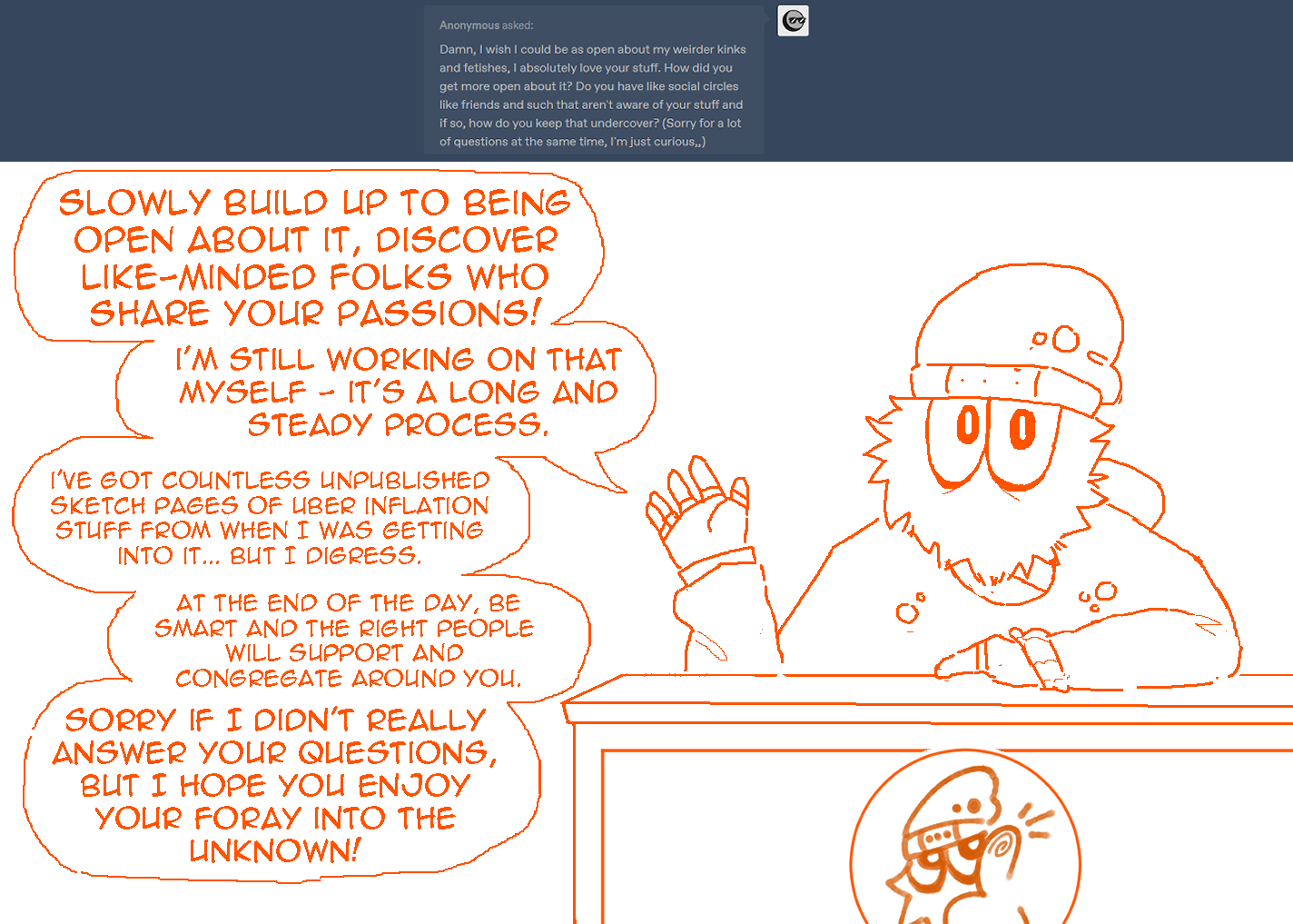 YUCKY 07 @ PΛTREON on Twitter: "Y07QQ #83 ... a shorter Q&A session but something I think about ...