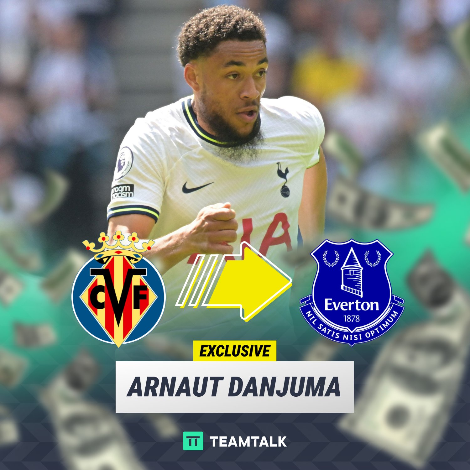 TEAMtalk on Twitter: "𝗘𝗫𝗖𝗟𝗨𝗦𝗜𝗩𝗘: 🚨 Everton are in talks with Arnaut Danjuma over a shock move ...