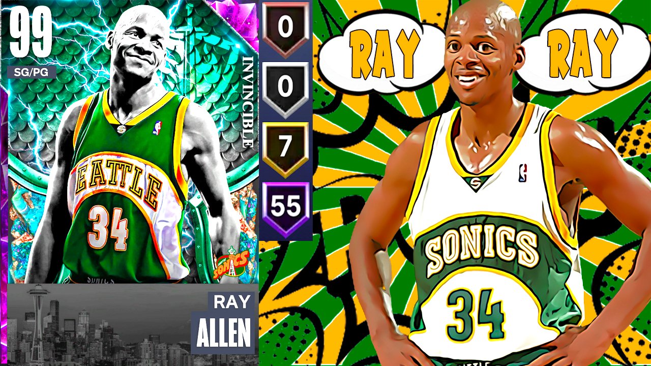 Ray Allen Sonics Shooting