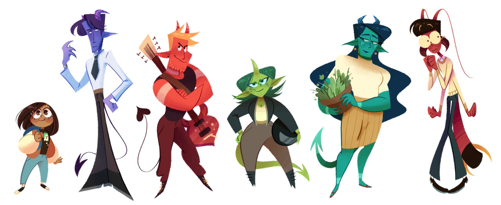 mari ☀️ looking for work! on Twitter: "Hi #PortfolioDay! I'm Mari and I'm a Character Designer ...