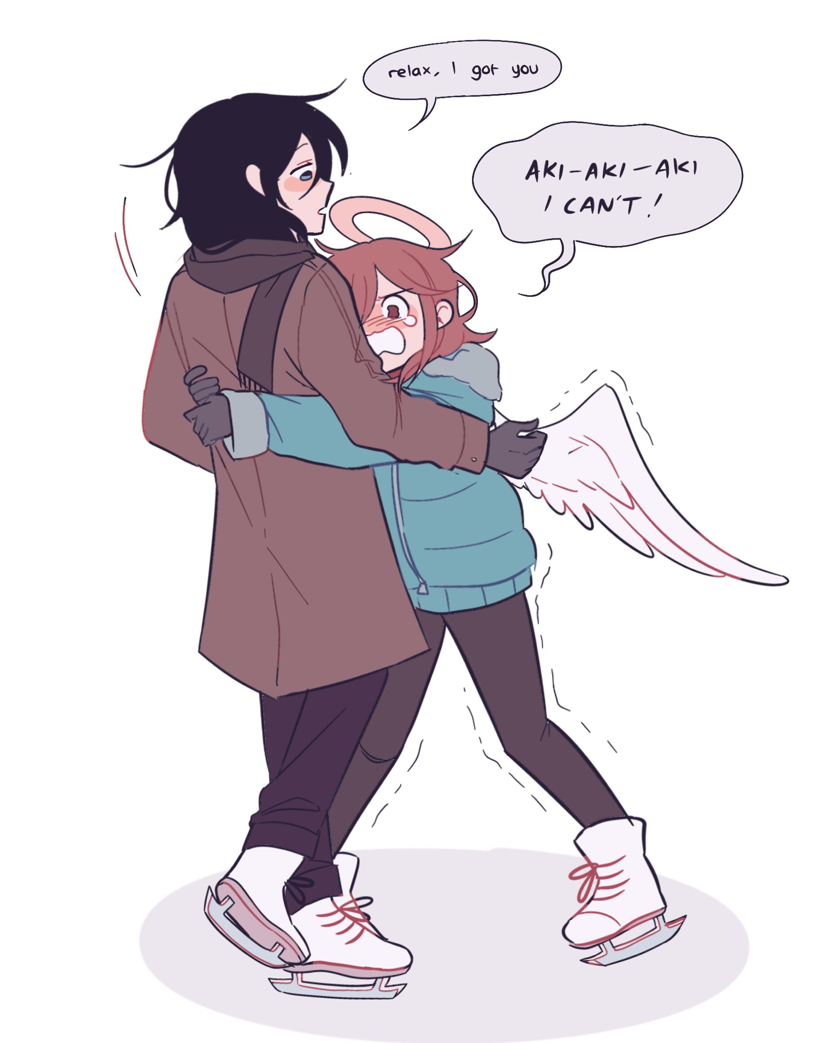 Lez on Twitter: "RT @melstinkss_: angel would pull aki down with him if he slips and falls # ...