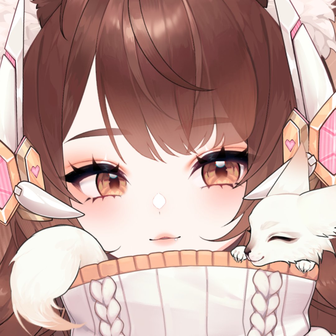 Foxplushy🤍🌸(キツネ)Vtuber on Twitter: ">;)💗 https://t.co/mU1Iqnb9Re" / Twitter