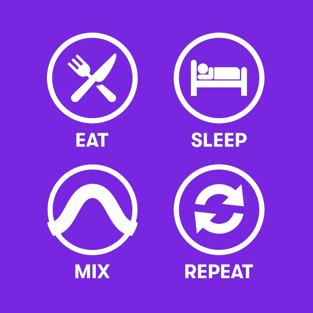 Eat Sleep Icon