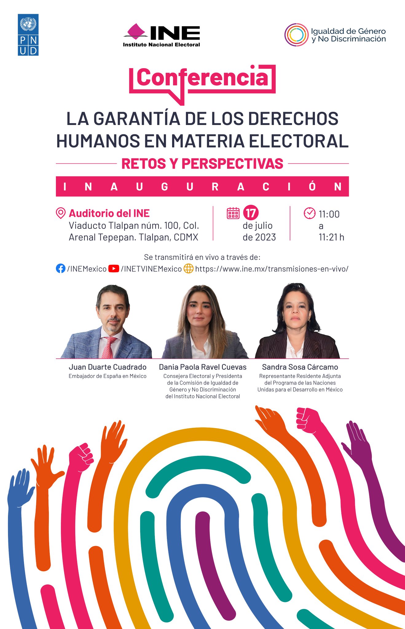 @INEMexico on Twitter: "El @INEMexico y @PNUD_Mexico te invitan a la Conferencia "La Garantía de ...