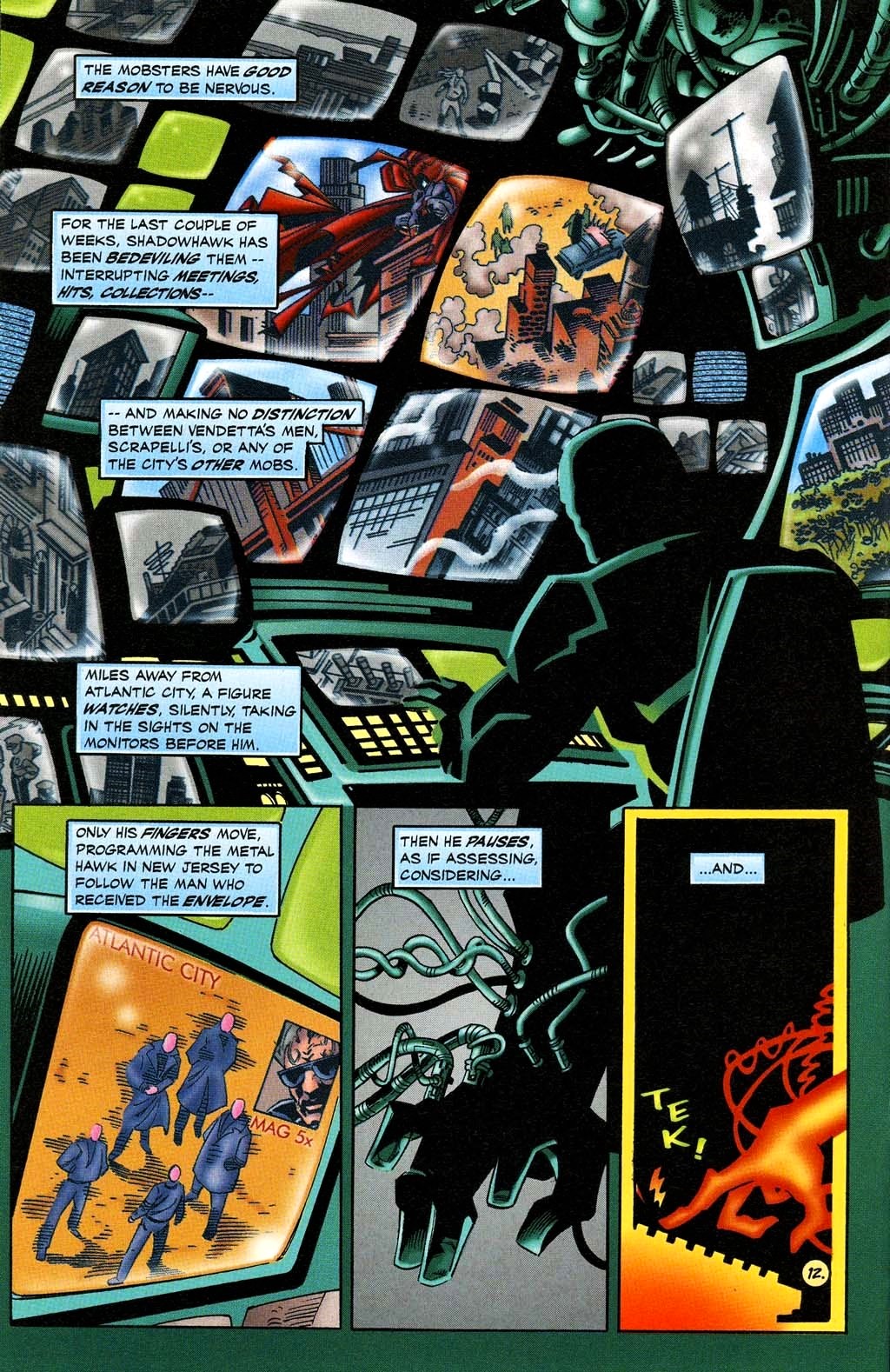 Daily Spawn Archive on Twitter: "Spawn makes an appearance in The New ShadowHawk #3 (1995). Art ...