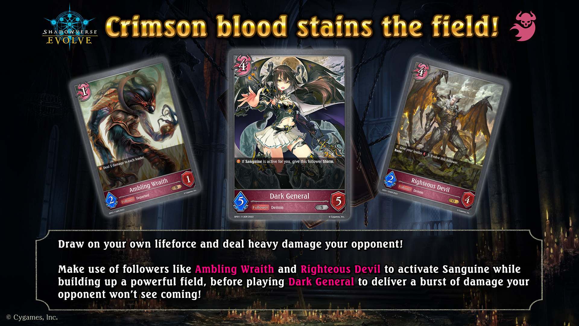 Shadowverse: Evolve on Twitter: "Crimson blood stains the field! Make the most of Abysscraft ...