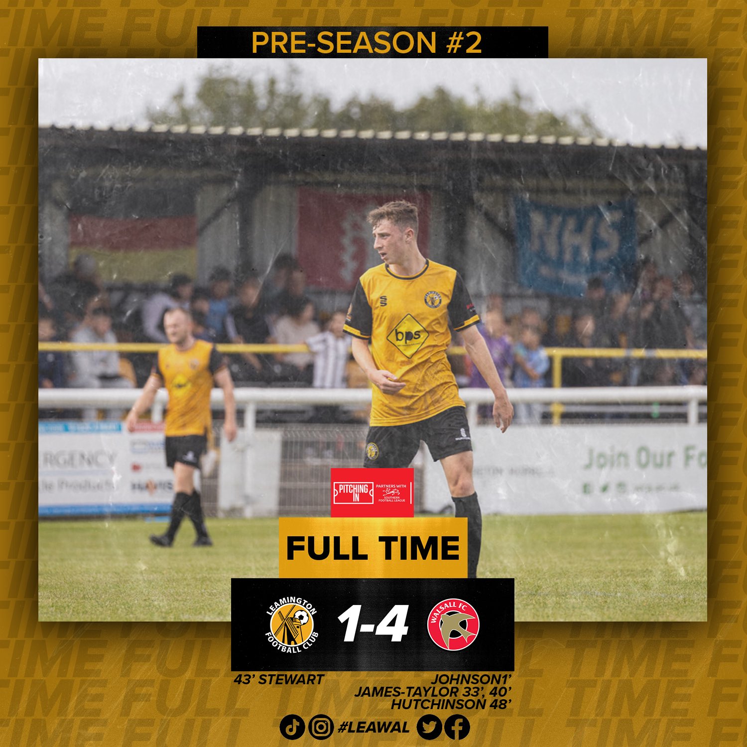 Leamington FC ⚽️🇺🇦 on Twitter: "FULL TIME: Leamington 1-4 Walsall A good workout against League ...