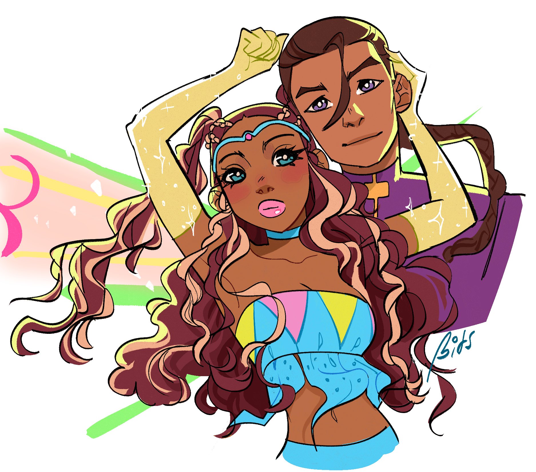 Bits (1 render comm slot open) on Twitter: "winx aisha and nabu fanart https://t.co/7ZOKAlbhuO ...