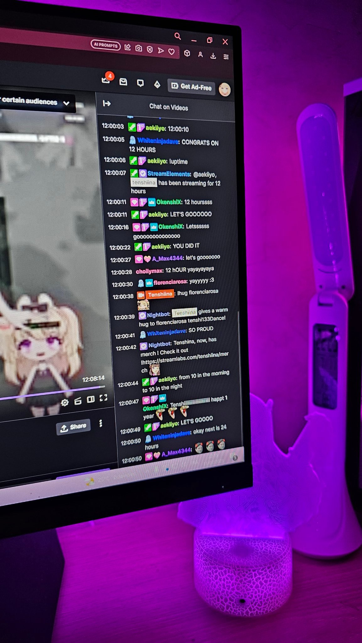 Tenshina Envtuber 🎀 on Twitter: "12h stream FINISHED. Seeing them more excited than me, and ...