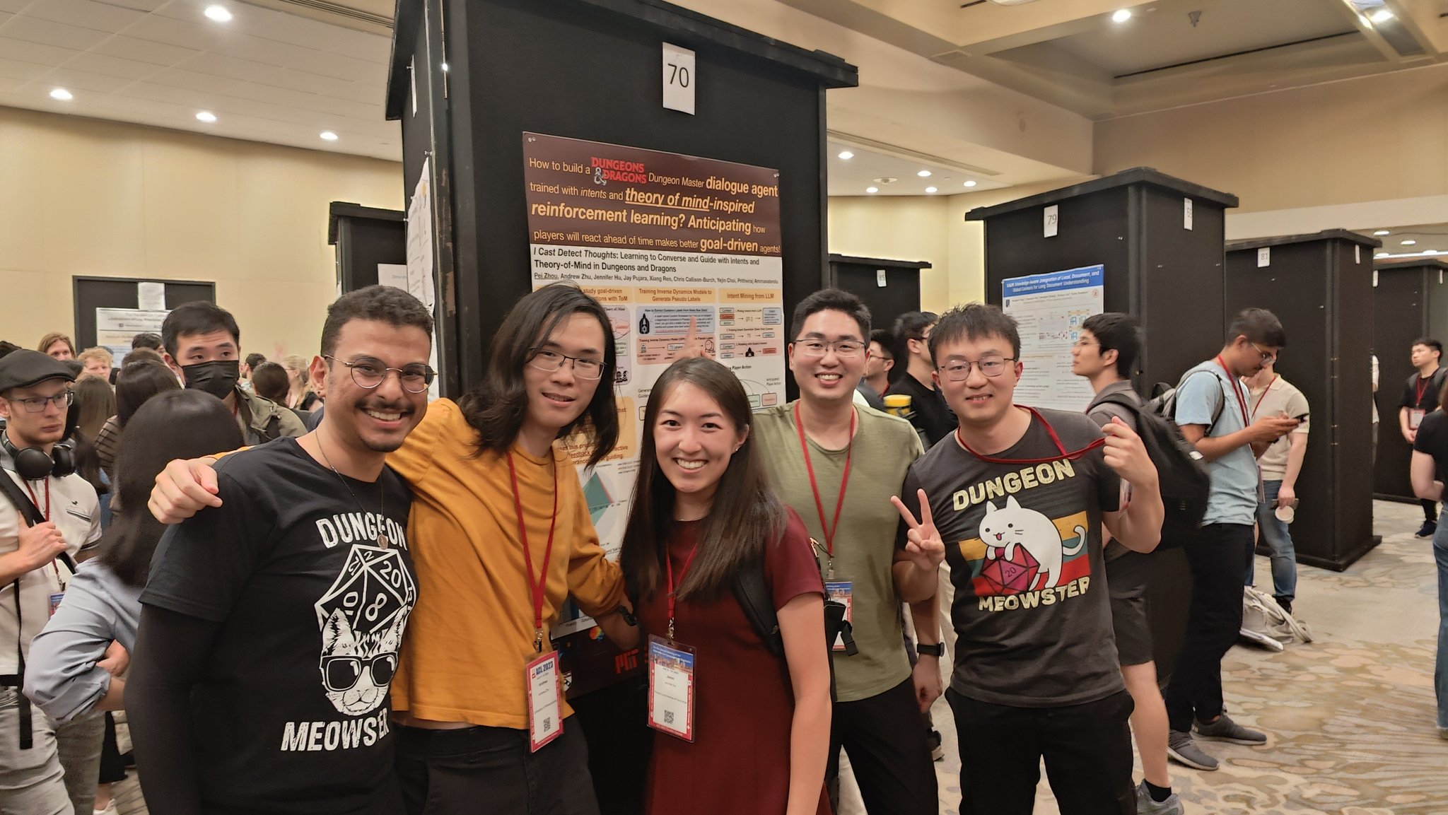 Prithviraj (Raj) Ammanabrolu on Twitter: "The AI DnD dream team reunited right here!! #ACL2023 ...