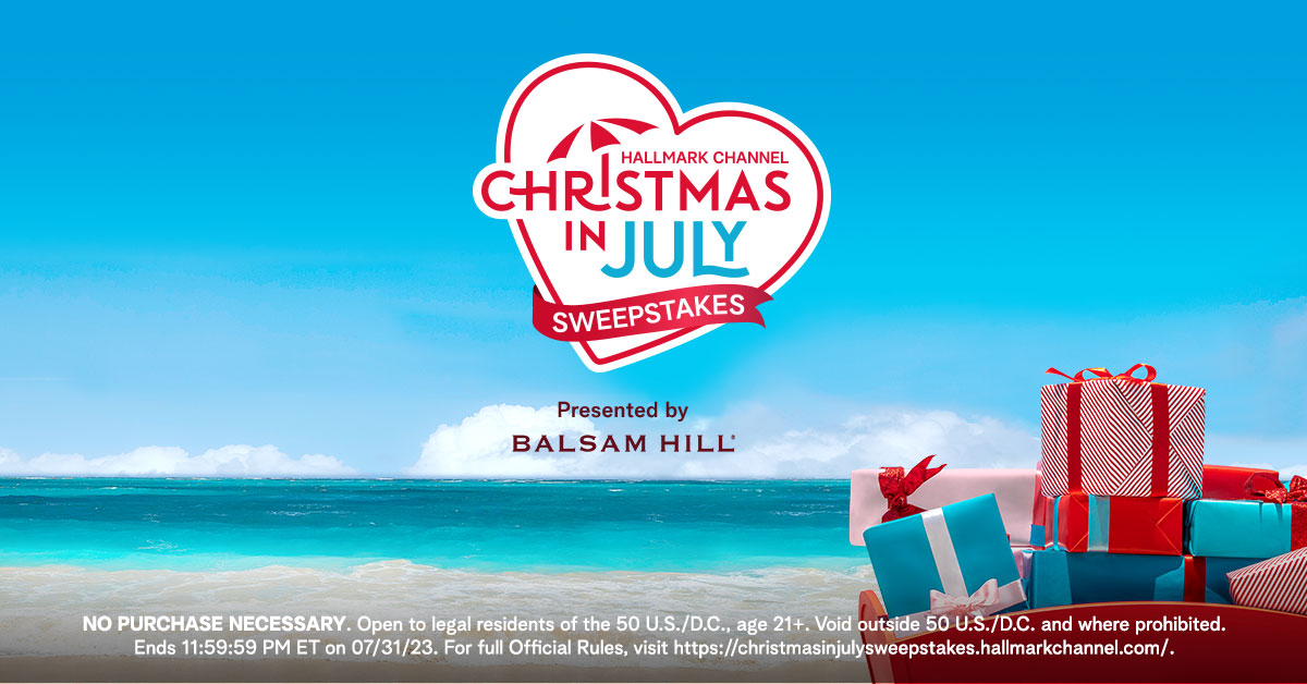 Hallmark Channel on Twitter: "Tis the season to enter our #ChristmasInJuly sweepstakes! When you ...