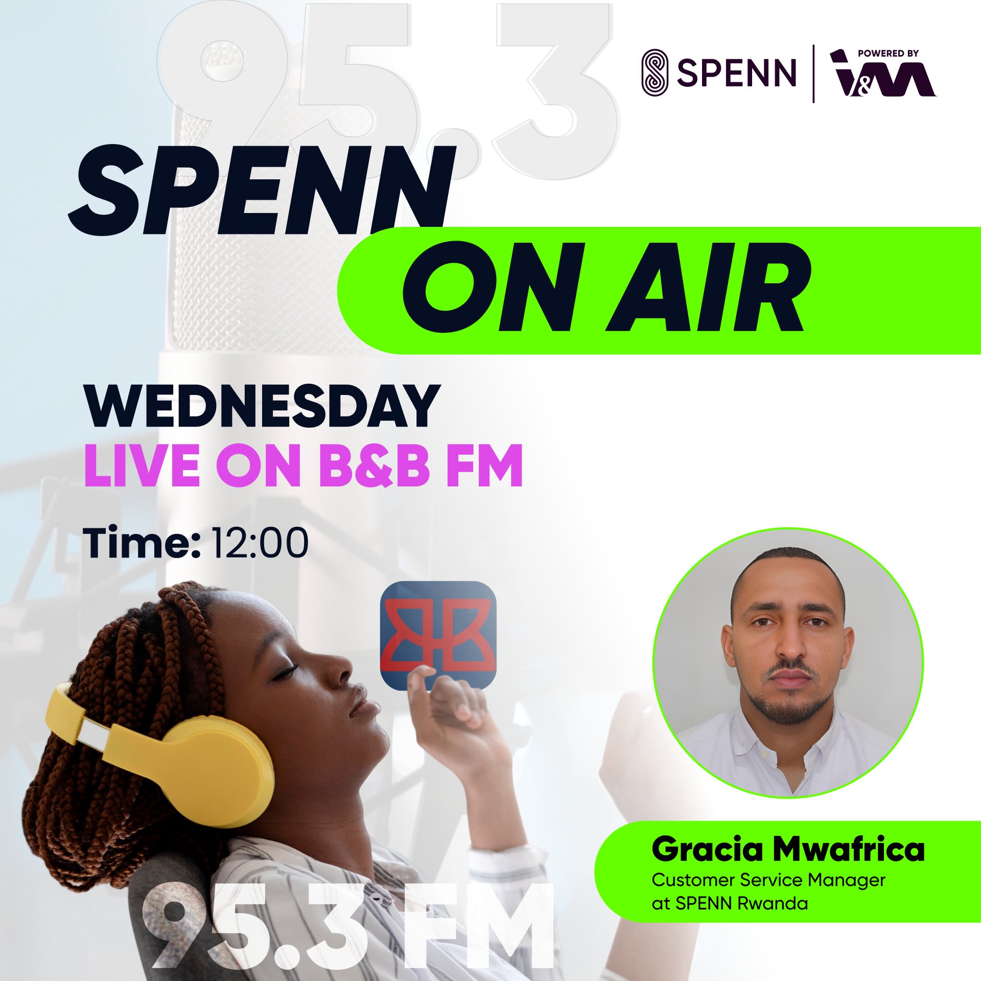 SPENN Rwanda on Twitter: "🎙️ Catch us live on the radio with Gracia Mwafrica, Customer Service ...