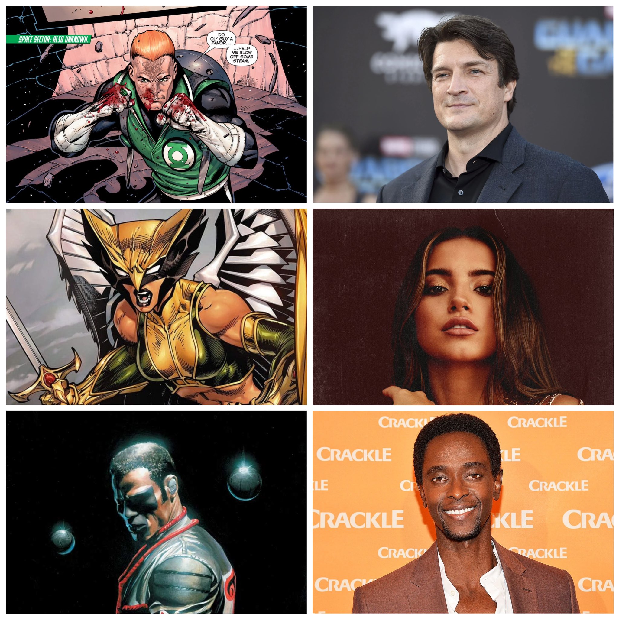 DC Legends on Twitter: "Nathan Fillion, Isabela Merced (Sicario) et Edi Gathegi (‘X-Men: First ...