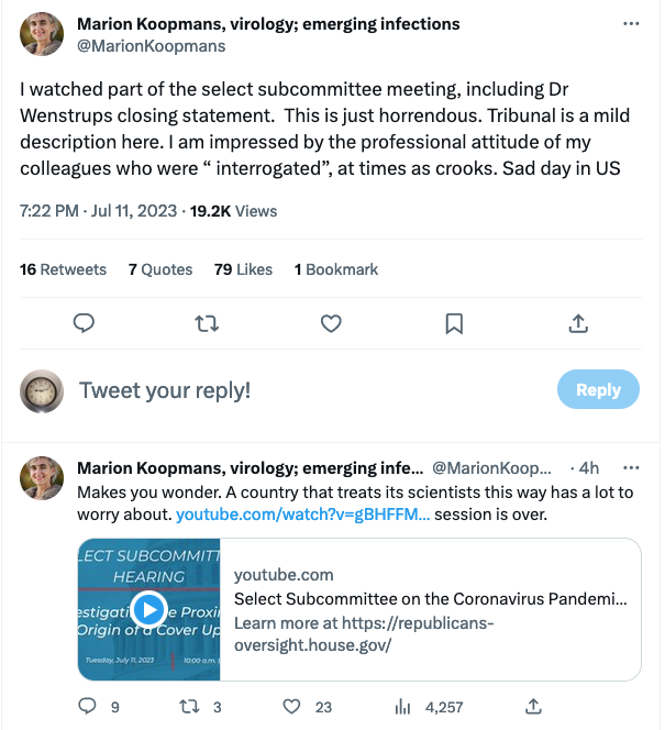 Jan B. Hommel on Twitter: "En zo kwam het #tribunaal er alsnog... @MarionKoopmans vindt het ...