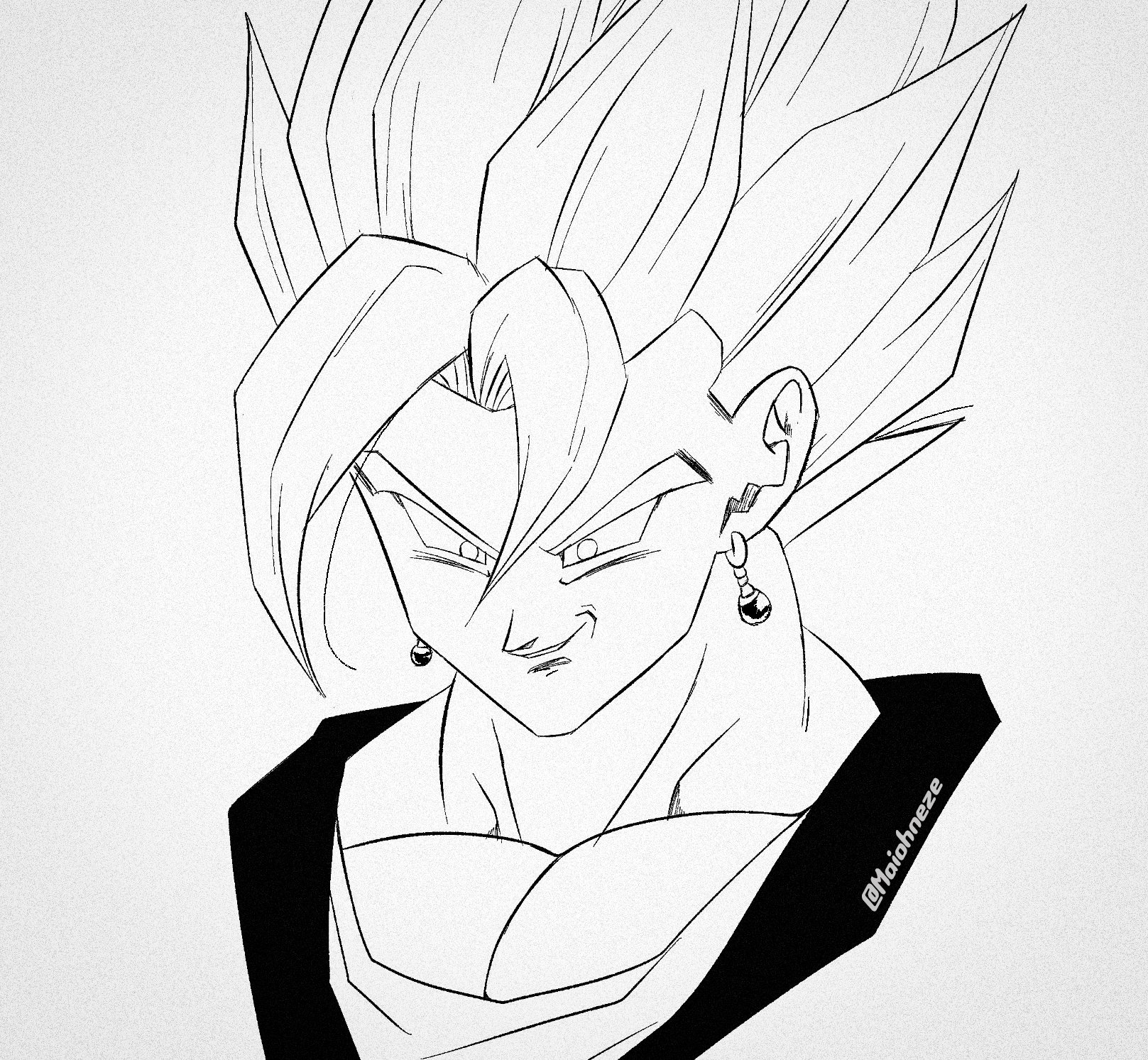 Vegito Drawing
