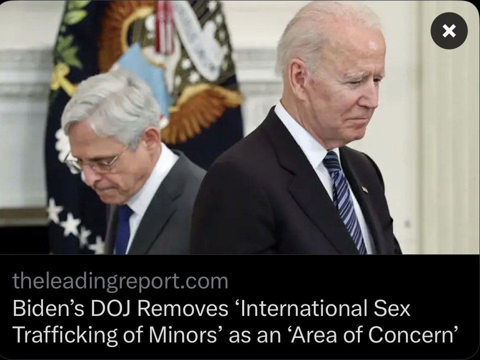 Fojak On Twitter Bidens Doj Removes ‘international Sex Trafficking