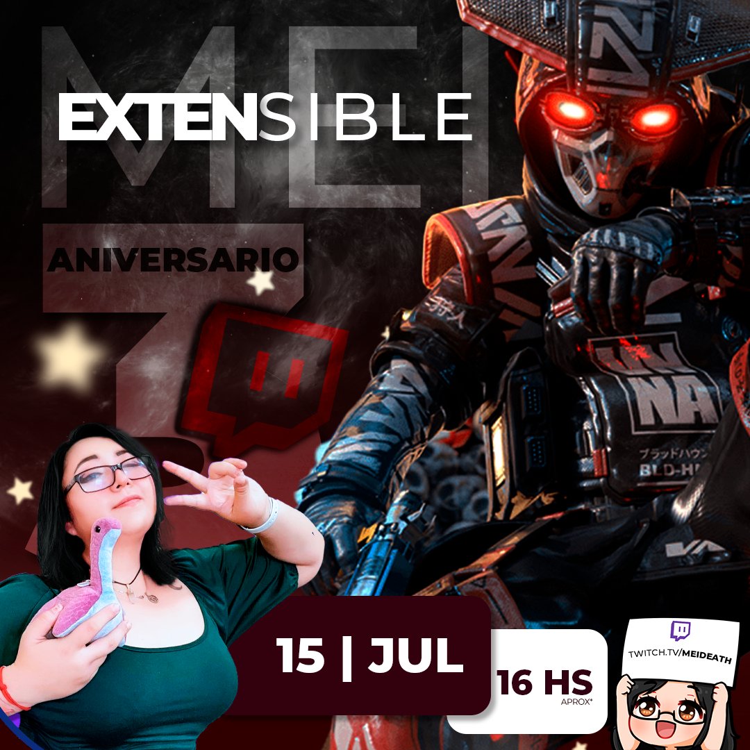 𝕸𝖊𝖎𝖉𝖊𝖆𝖙𝖍 🎁 Aniversario 15 Julio 🥳 on Twitter: "🎁🎈🥳 A N I V E R S A R I O MEIDEATH 💜 Amigos este ...