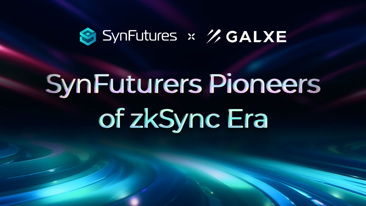 CryptoDuck 🔴 on Twitter: "OAT: SynFuturers Pioneers of zkSync Era 👉 https://galxe.com/synfutures ...