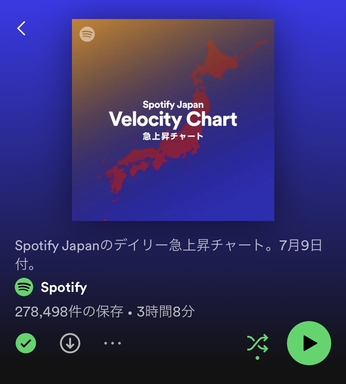 はな-♪ on Twitter: "#FKsong_inplaylist 【Velocity Chart】TOP 50 by Spotify Japan 〈Spotify Japanのデイリー ...