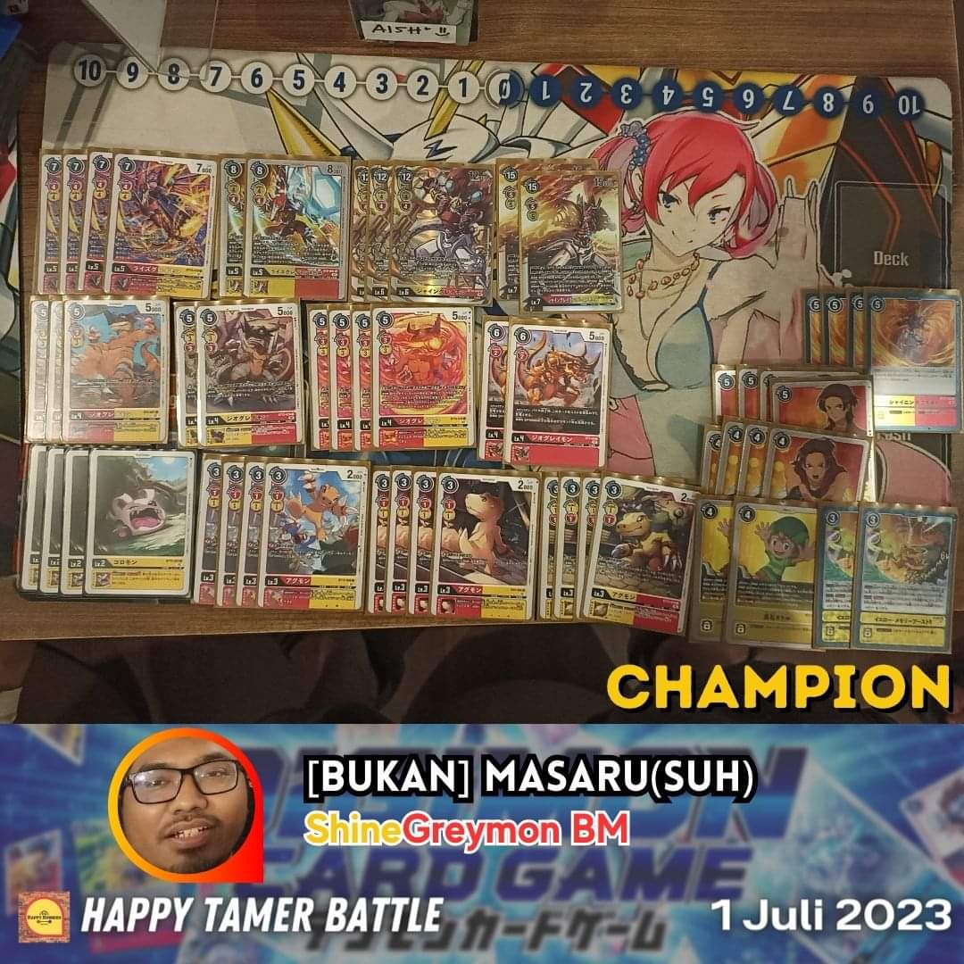 DigimonTCGIndonesia on Twitter: "Offline Weekly by Happy Hobbies HQ, Surabaya. July 1st 2023 1st ...