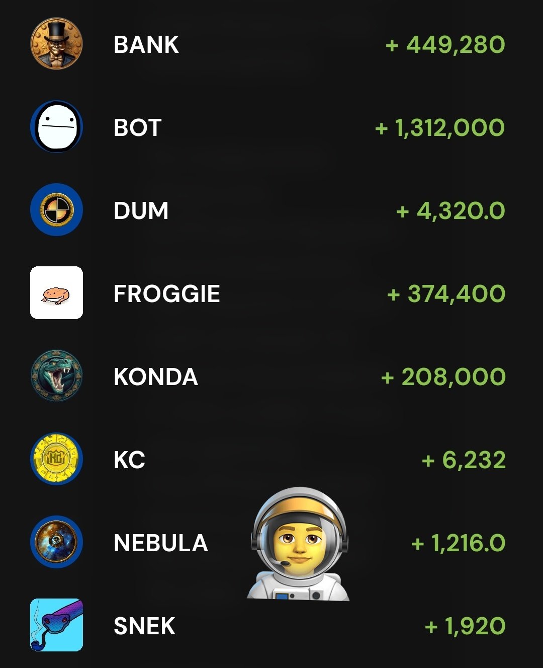 Baeteen on Twitter: "🫡 Day 7 of showing my #WeirdOz token earnings from my account Today's ...