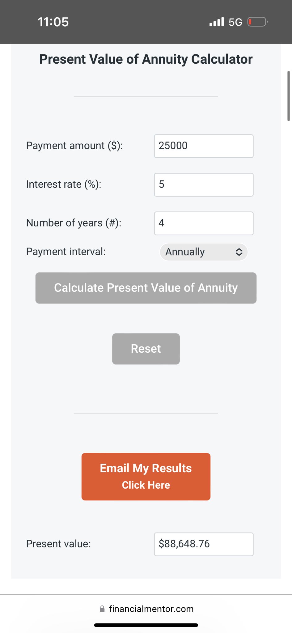 Ⓜ️V🅱️ on Twitter: "@TMftbl It actually makes perfect sense. Present value of a 4 year annuity of ...