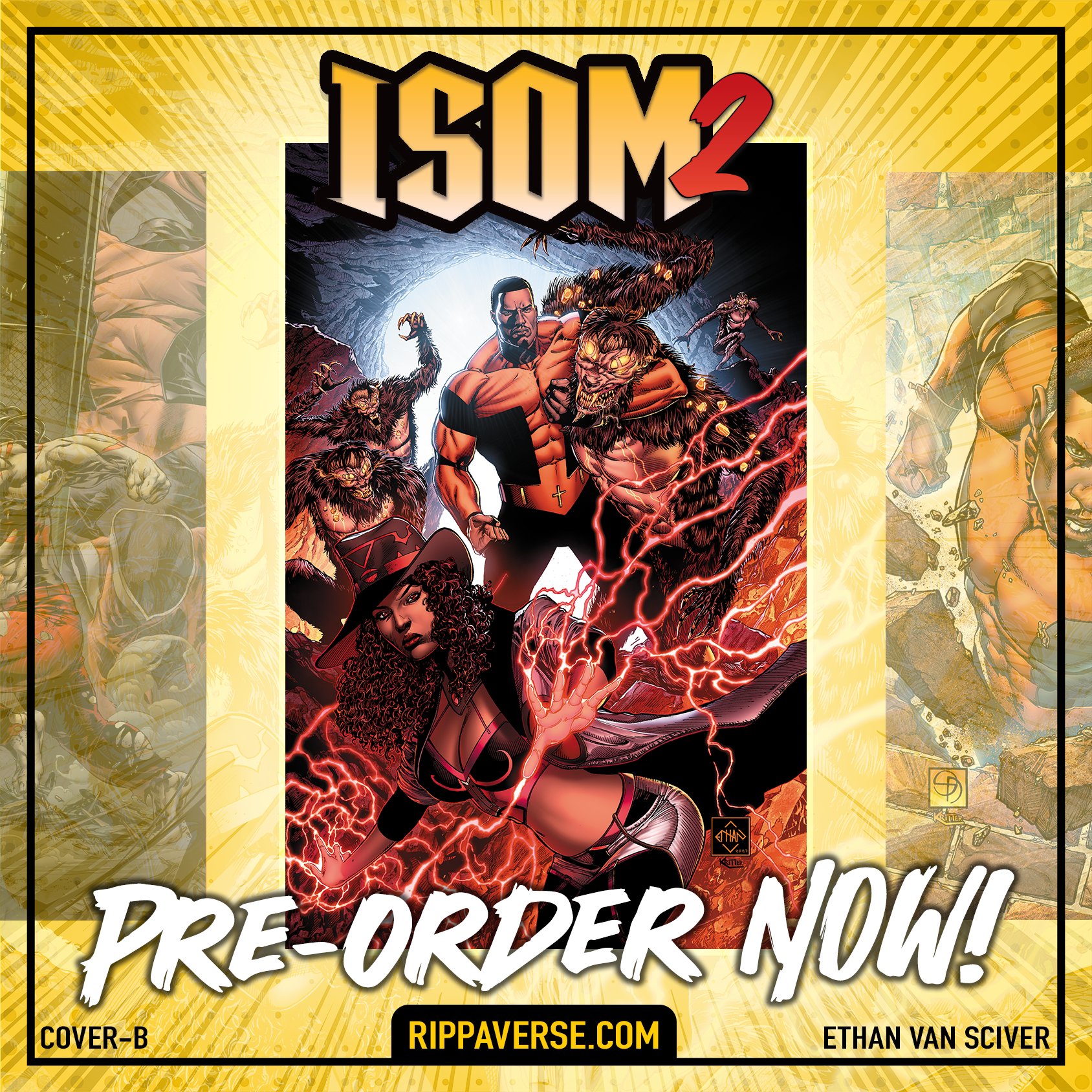 Rippaverse Comics on Twitter: "Over 11,000 copies of ISOM #2 Cover B, drawn by @EthanVanSciver ...