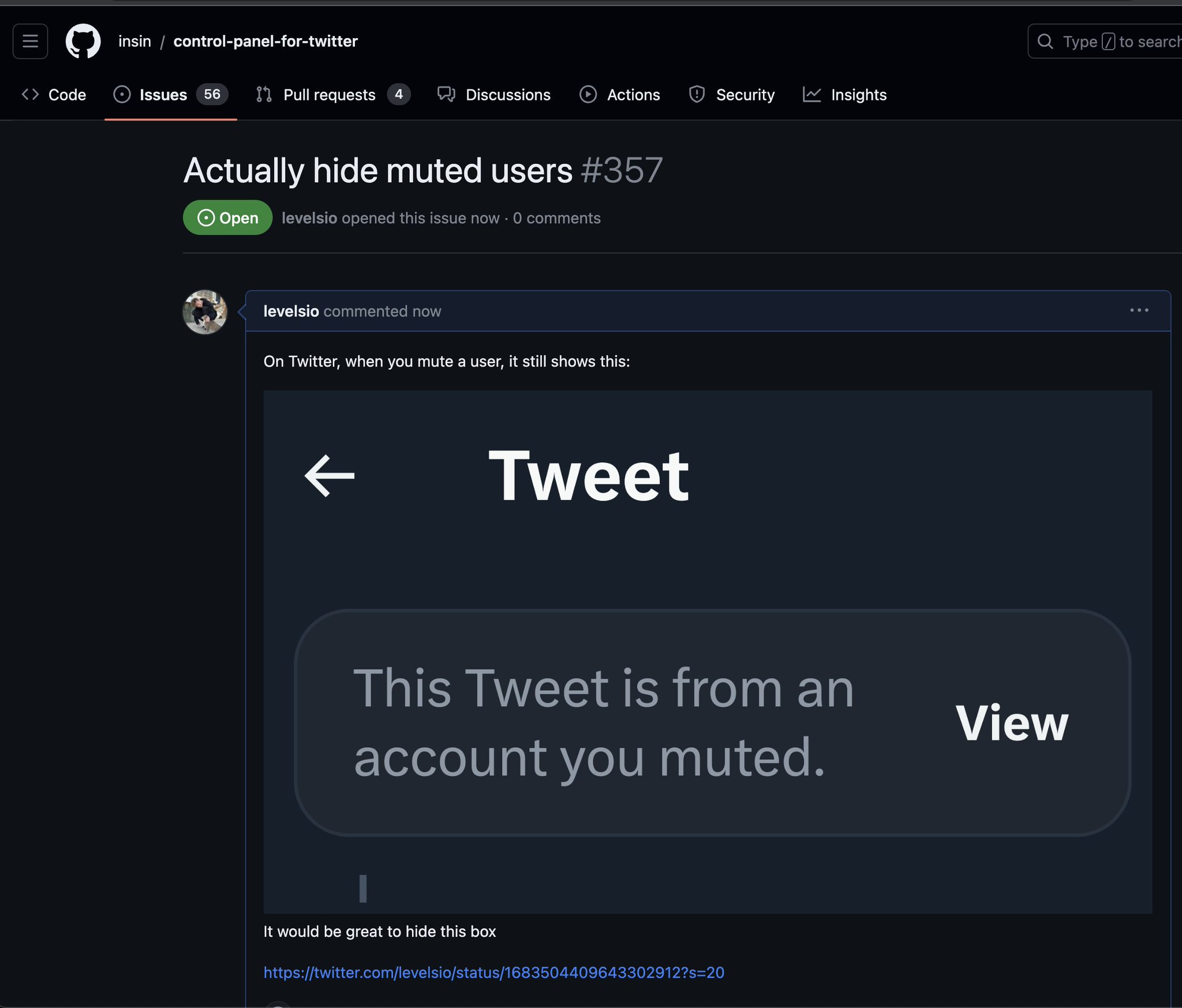 @levelsio on Twitter: "Opened issue on Control Panel for Twitter too https://t.co/y9QiWC87BB ...