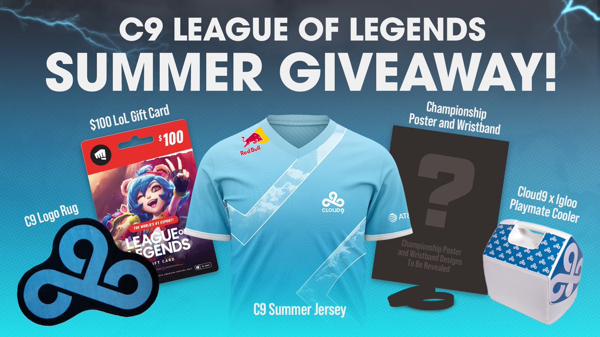 Cloud9 League of Legends on Twitter: "We're doing a C9 League of Legends Summer Giveaway! Rules ...