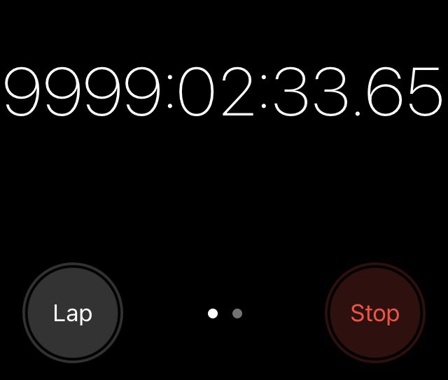 Iphone Stop Watch